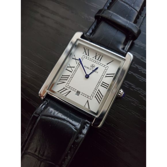 Pablo Raez | Accessories | New In Box Pablo Raez 4mm Black Leather Mens ...